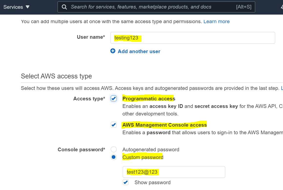 How to Create an IAM user on an AWS account using shell script ...